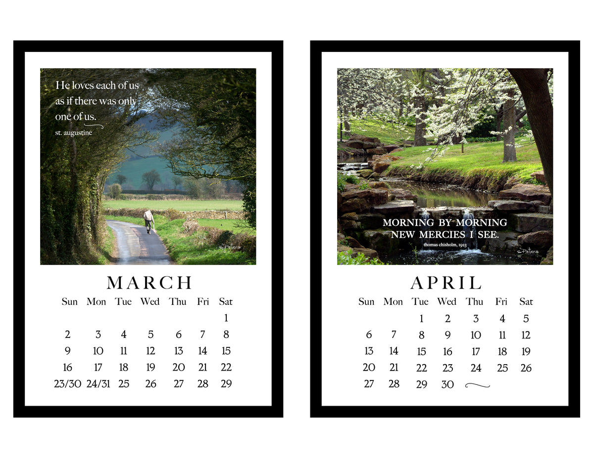 2025 Tried and True Calendar (Refill) – Bradbury Lane