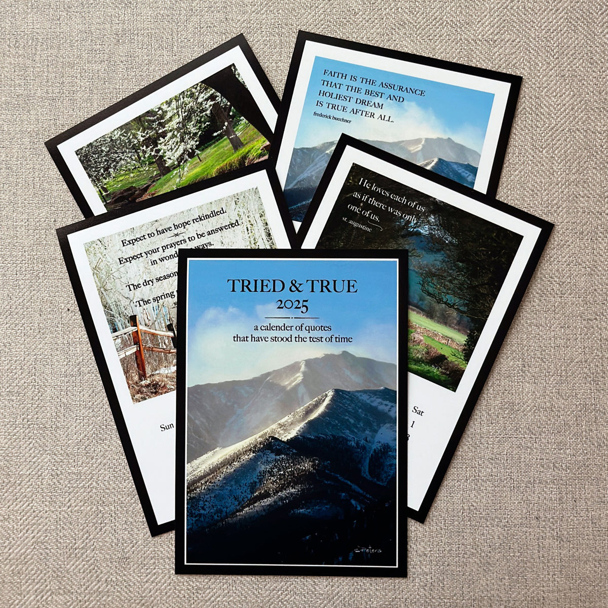 2025 Tried and True Calendar (Refill) – Bradbury Lane